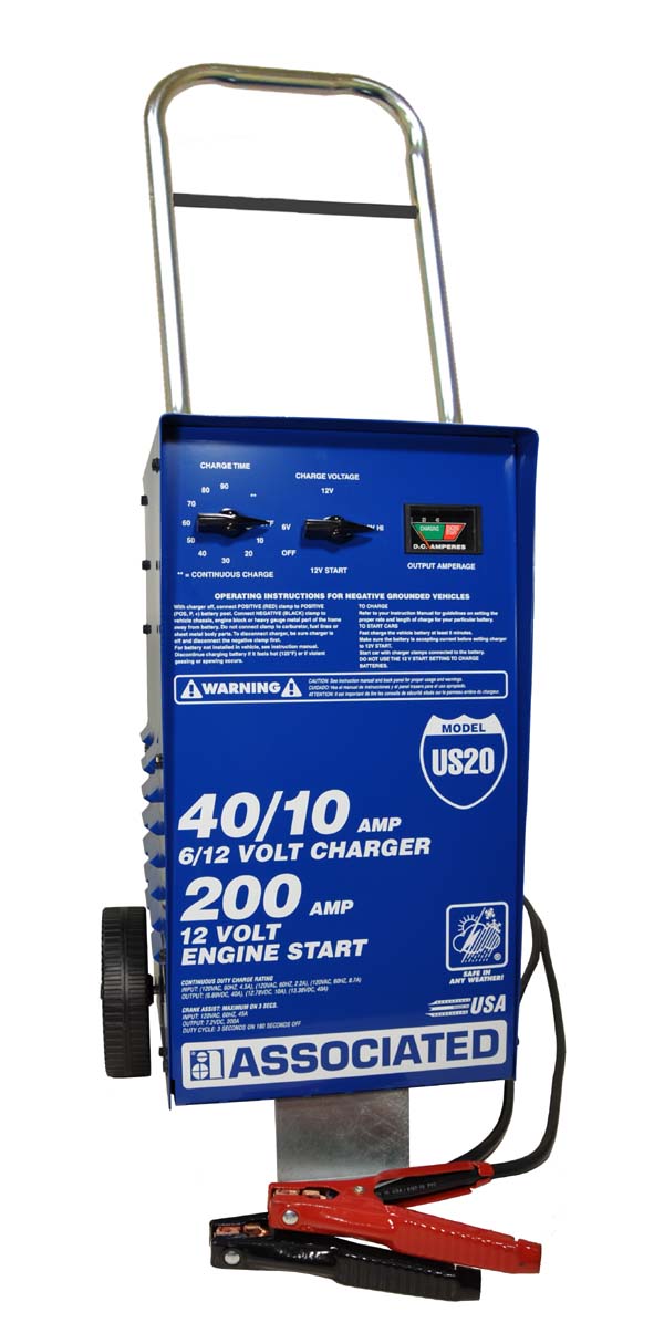 ASO-US20 Associated US20 40 Amp Wheel Battery Charger - tooldesk.com